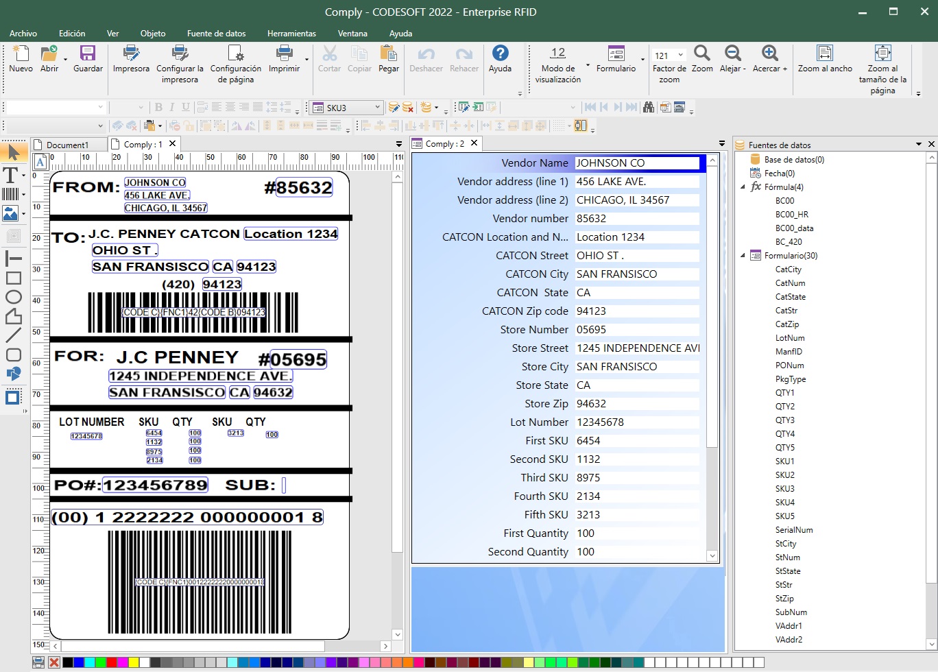 CODESOFT - Diseño de etiquetas y códigos de barras | GESA